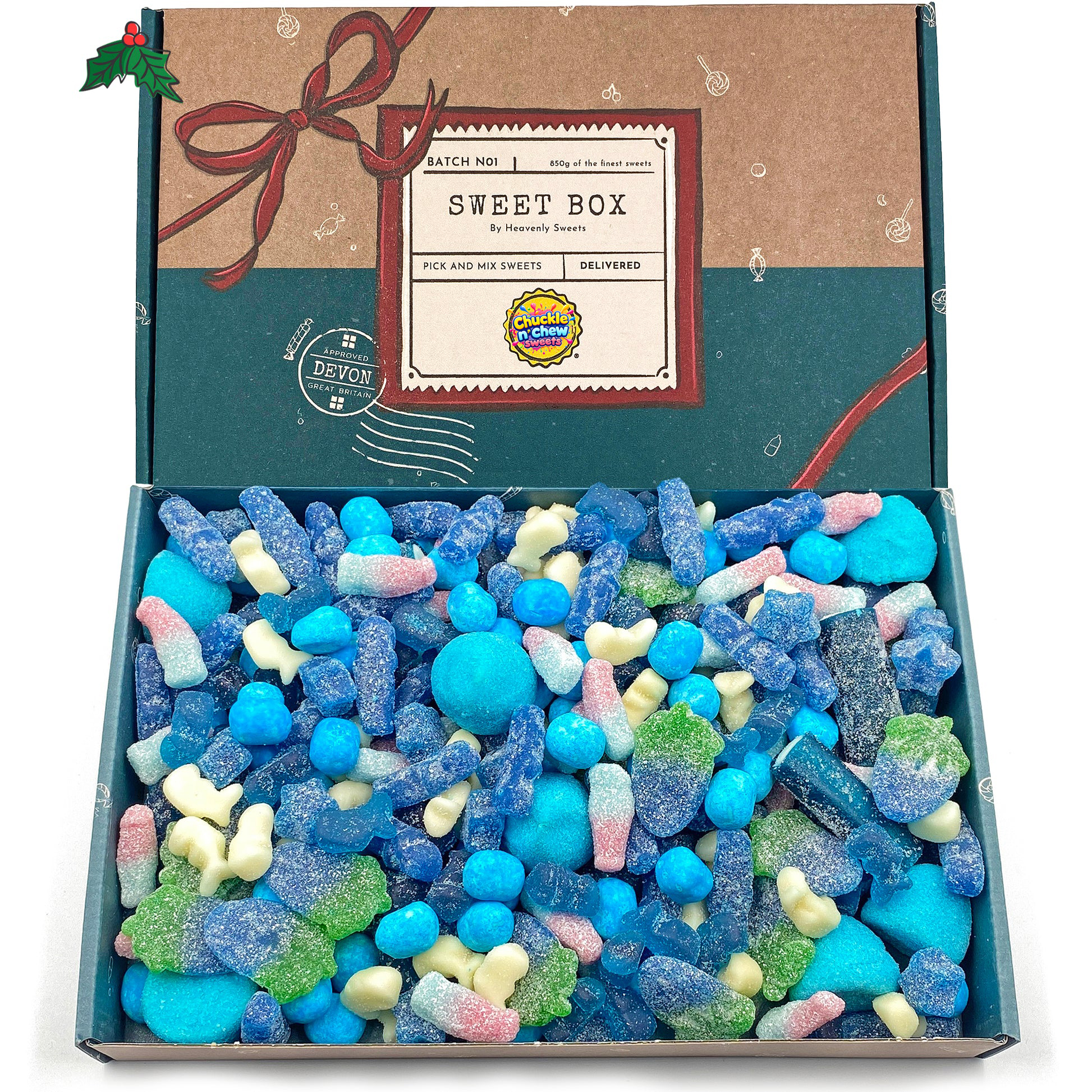 Mixed Blue Sweets Pick & Mix Hamper Selection 850g - All Occasions ...